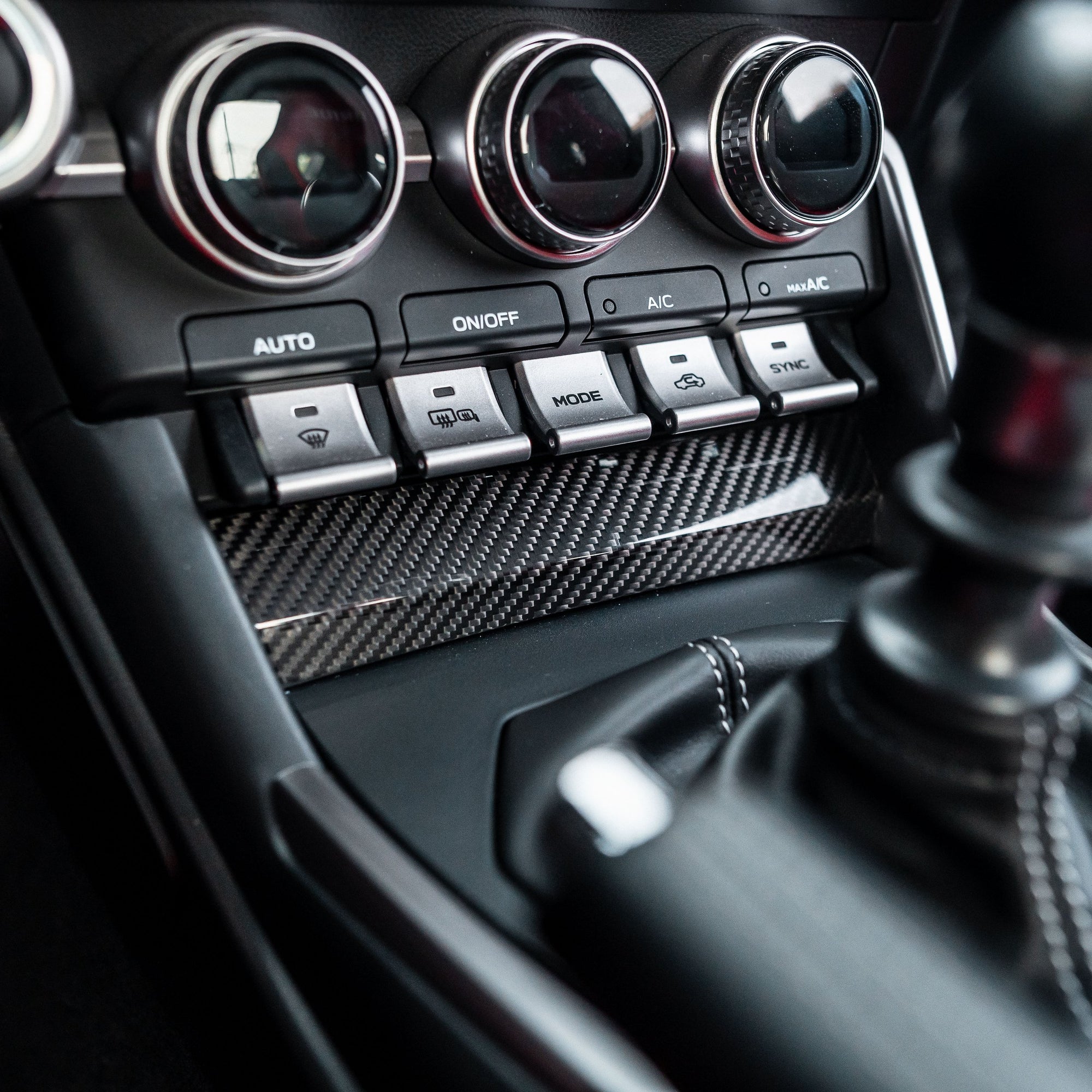 22+ GR86/BRZ Driven.Media Carbon Fiber Switch Panel Cover