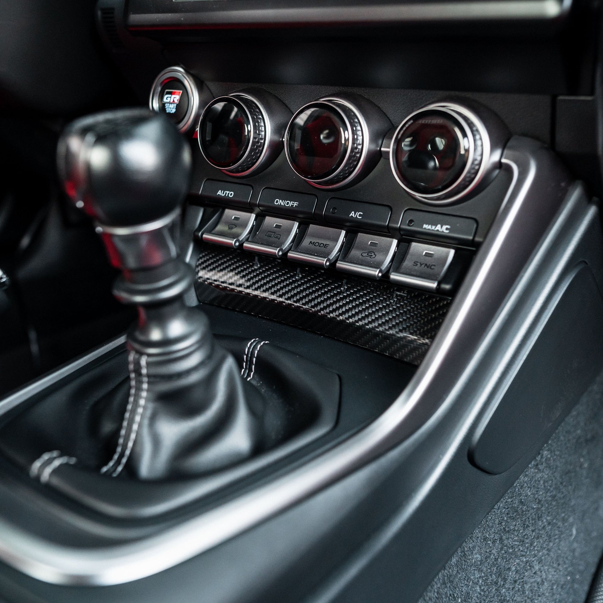 22+ GR86/BRZ Driven.Media Carbon Fiber Switch Panel Cover